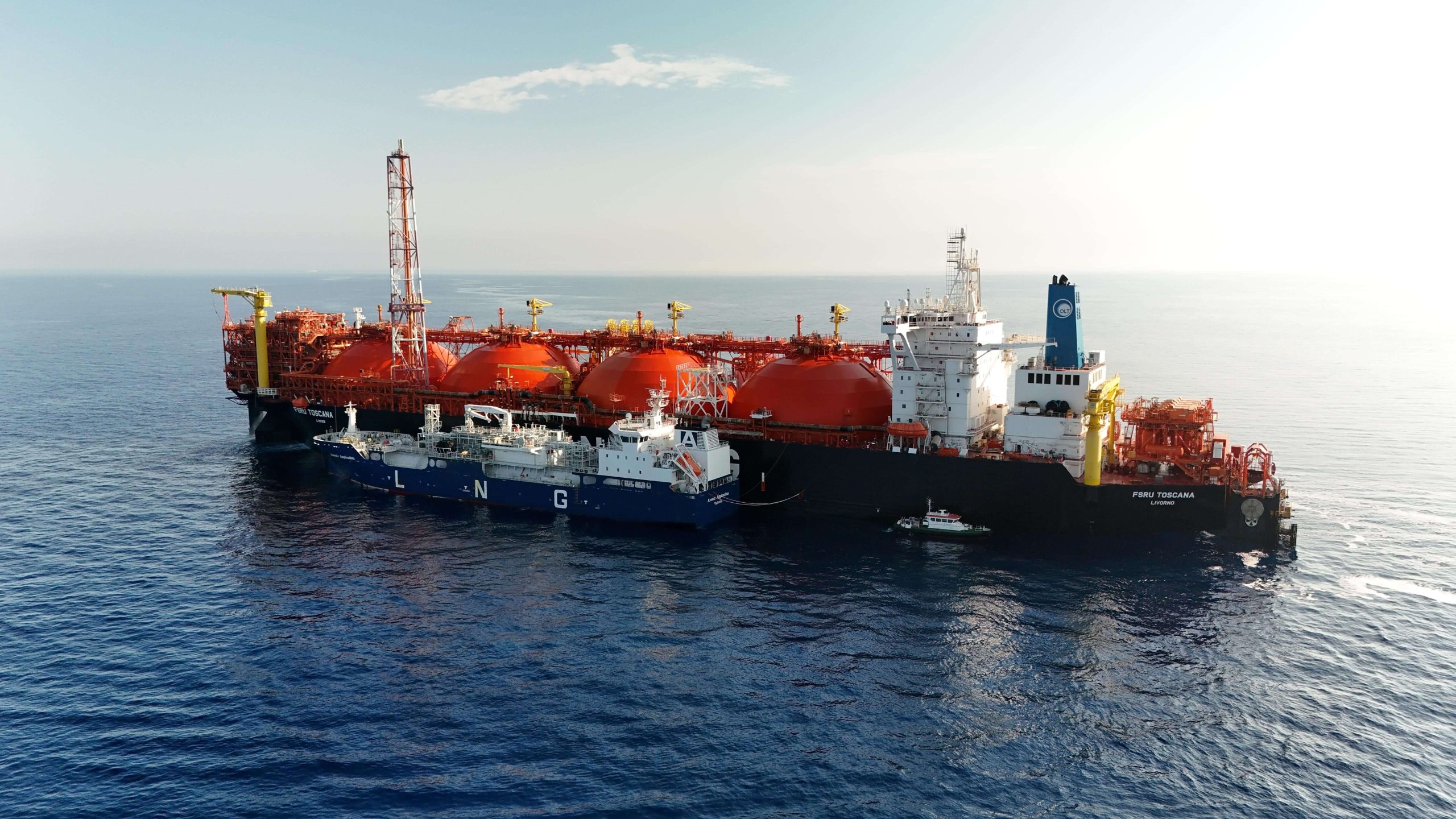 OLT: successful completion of commissioning for Small Scale LNG | OLT Offshore LNG Toscana